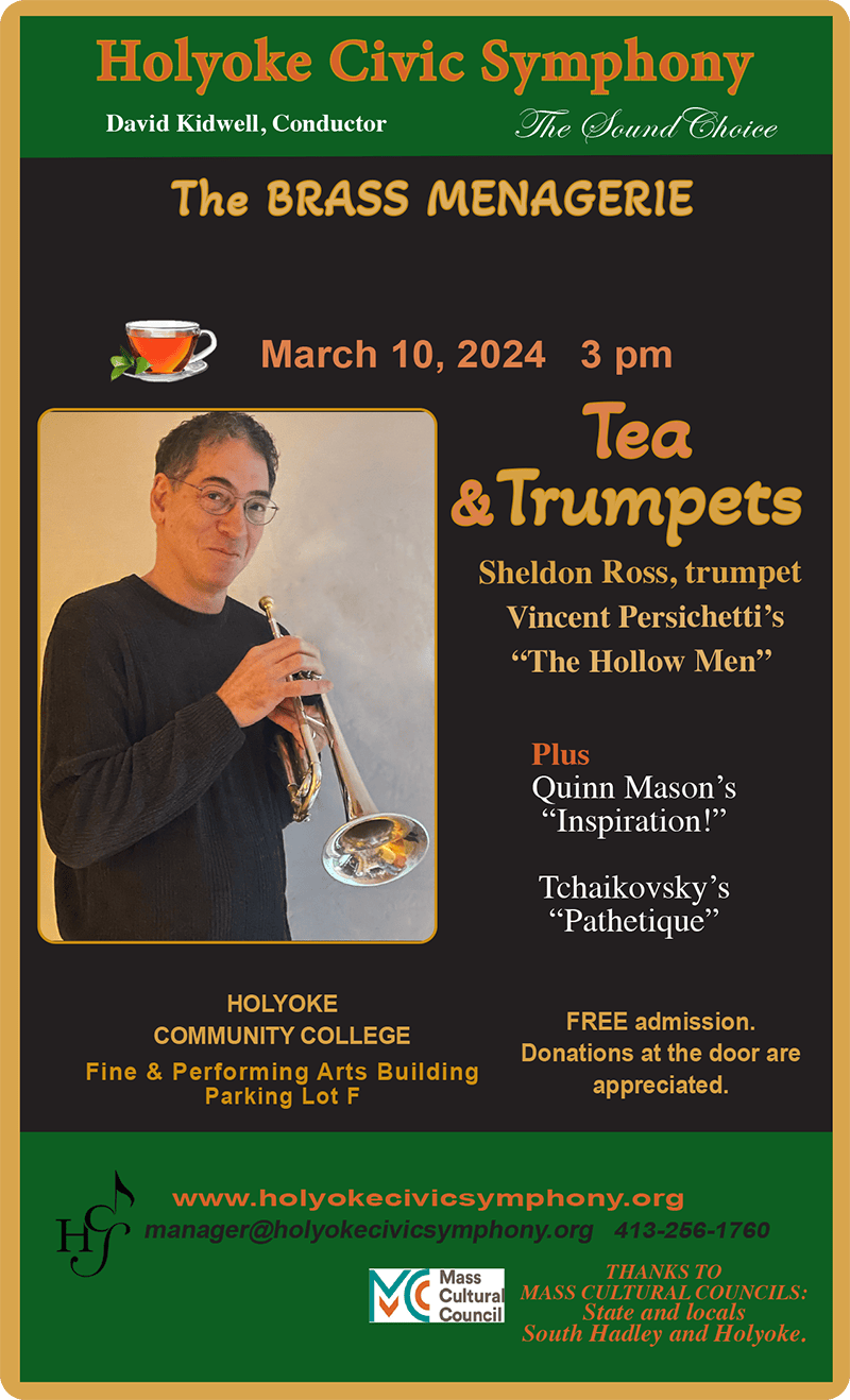 Tea and Trumpets | Sunday, March 10th, 2024 | Mohawk Trail Events